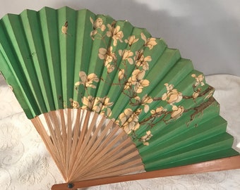 Vintage hand fan | Etsy