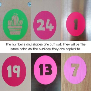 Honeycomb Number Vinyl Classroom Decals - Etsy