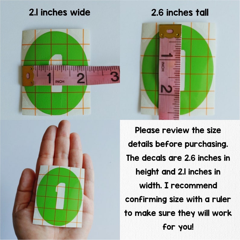 Number Vinyl Floor Decals for the Classroom - Etsy