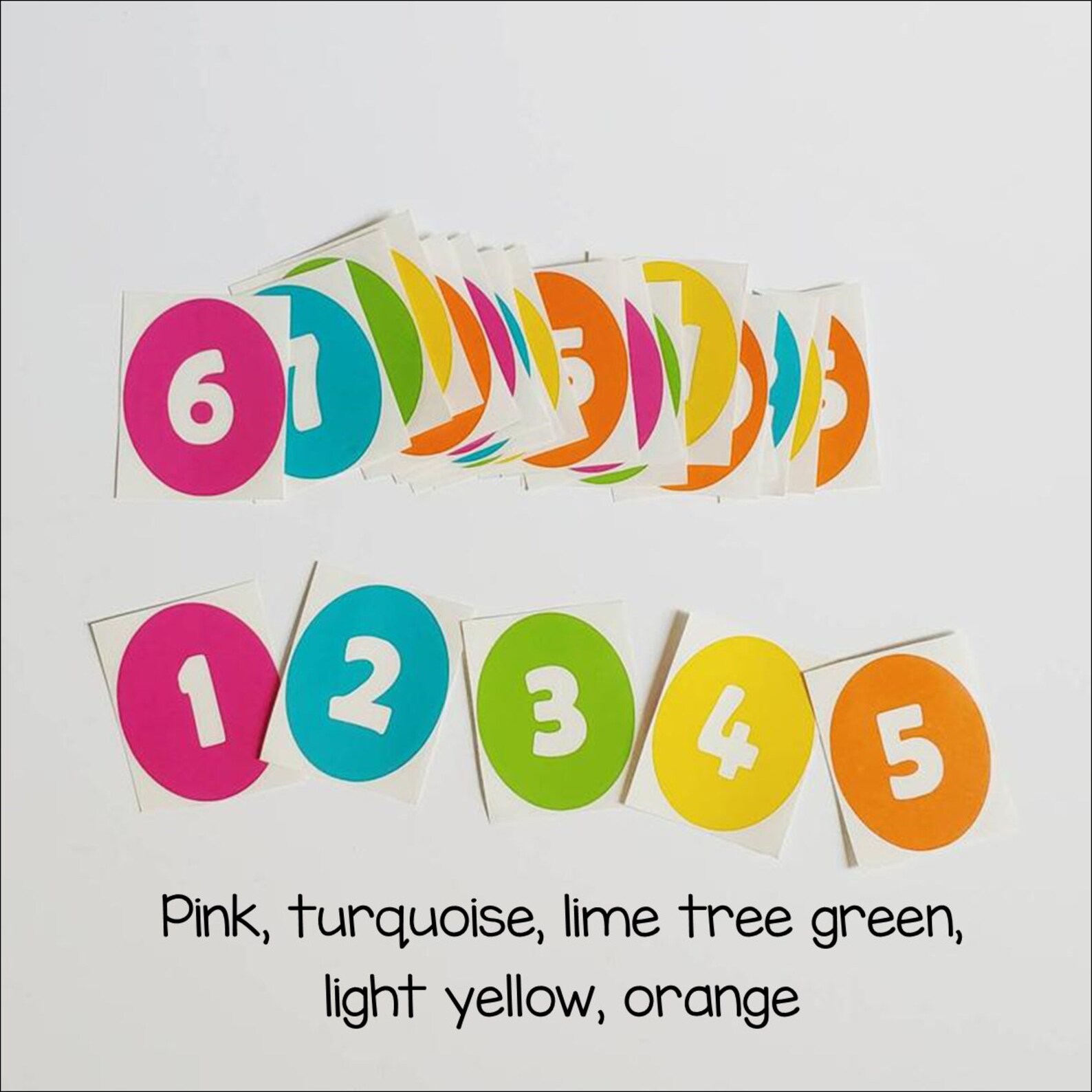 Number Vinyl Floor Decals for the Classroom - Etsy