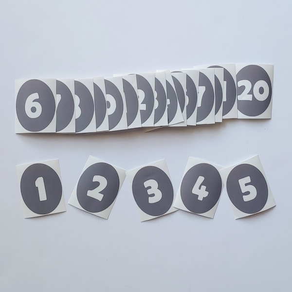 Number Decals for Floor - Etsy