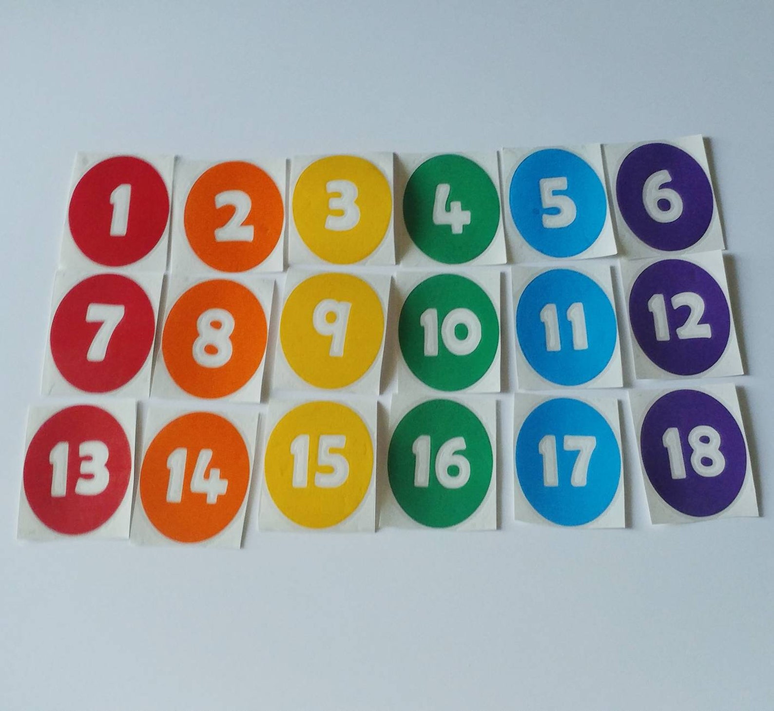 Number Vinyl Floor Decals for the Classroom - Etsy