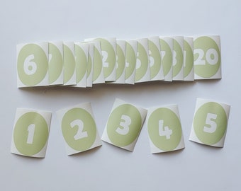 Lilac Number Vinyl Floor Decals limited Edition Color | Etsy