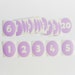 Lilac Number Vinyl Floor Decals limited Edition Color | Etsy