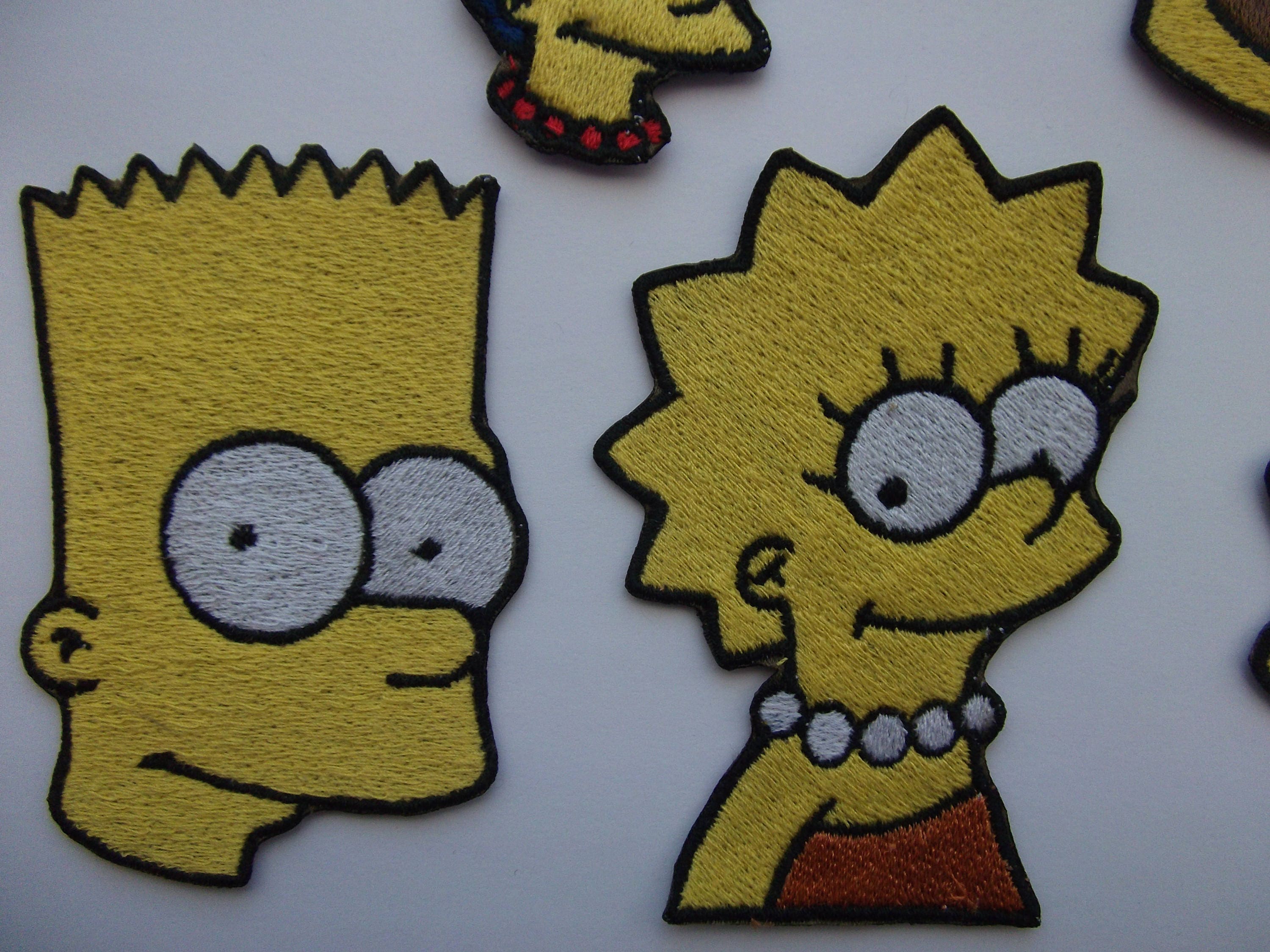 The Simpsons Patches Homer Marge Bart Lisa Maggie Sew on | Etsy