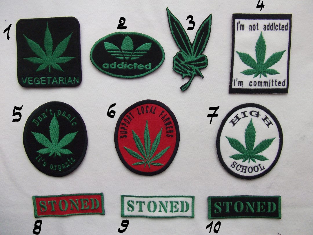 Weed Patches , Marijuana Patches , Hippie Patches, Vegetarian , Tribal ...