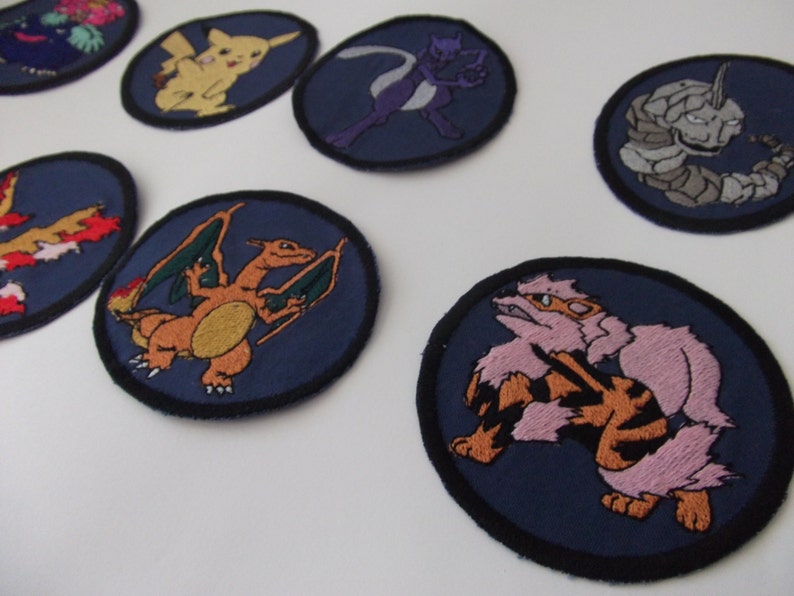 Pokemon Go Patches Large Sew on Patches 23 Models to Choose - Etsy