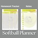Softball Planner Printable PDF Oct '23 Dec '24 - Etsy