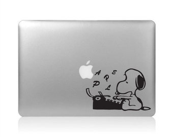 Snoopy laptop decal | Etsy