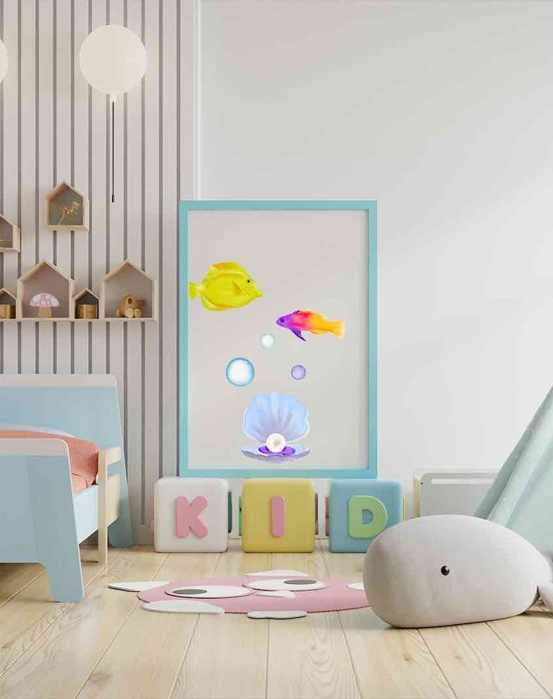 Finding Nemo Inspired Realistic Clipart, Salt Water Fish Clipart, Clown ...