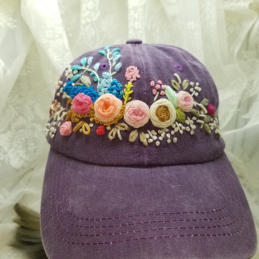 Mother's Day Sale - Hand Embroidered Baseball Cap, Birthday Gift, Wild ...