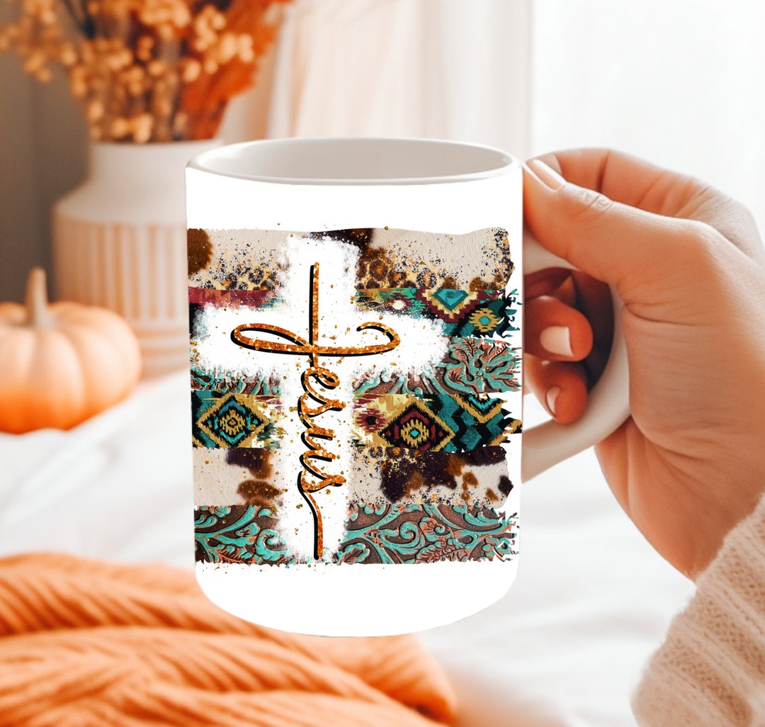 Jesus Mug, Western Theme, 15 Ounce Mug, Personalized Mug, Gift for Mom ...