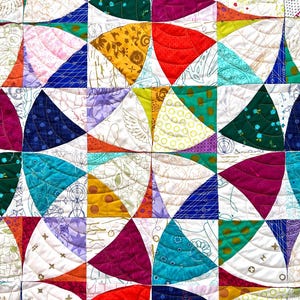 Modern Handmade Quilt Multi Color Quilt Lap Quilt I Throw Quilt Accent ...