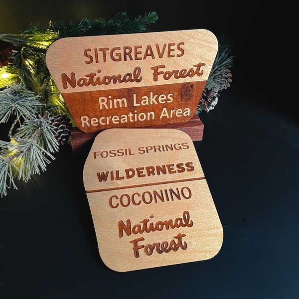 Wilderness National Forest Sign - Etsy