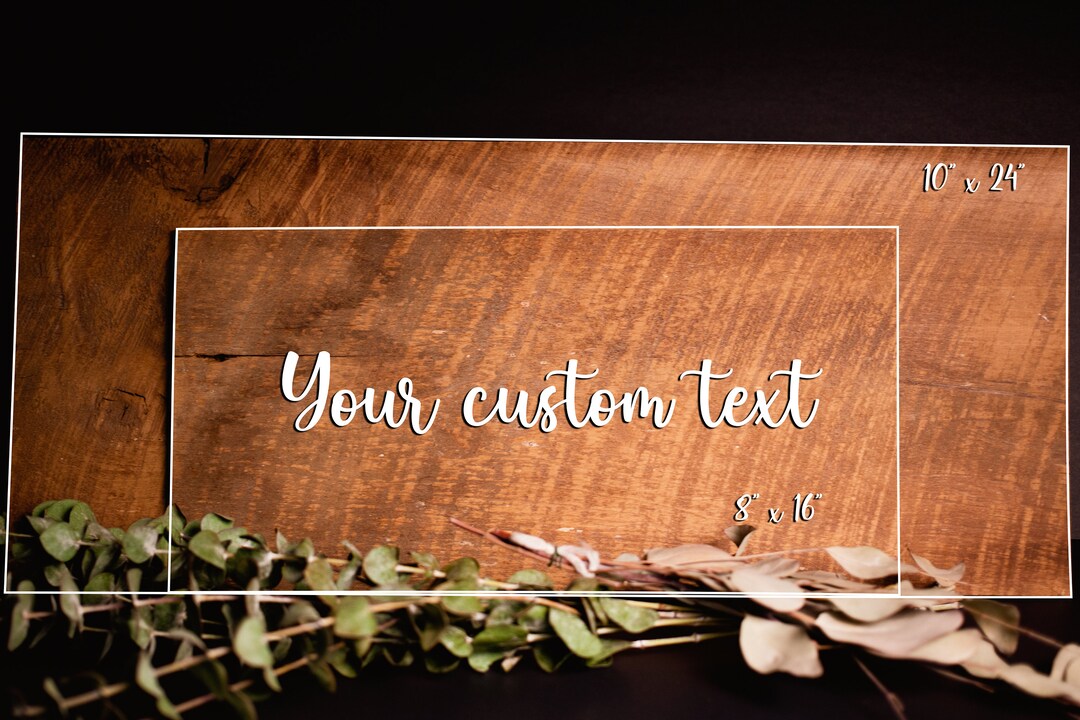 Custom Reclaimed Barn Wood Sign - Etsy