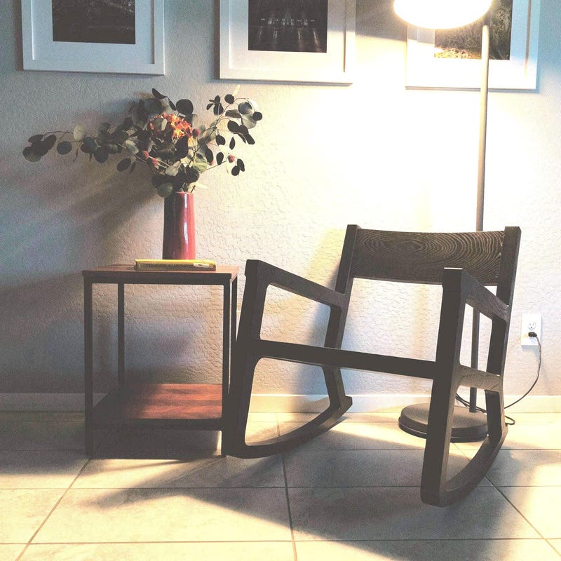 Modern Rocking Chair - Etsy