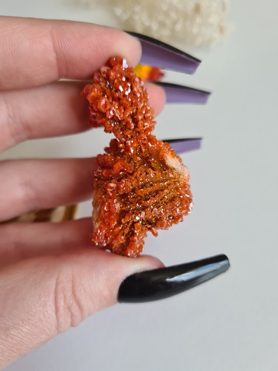 Home Décor Rocks & Geodes Specimen AA Grade Vanadinite Cluster etna.com.pe