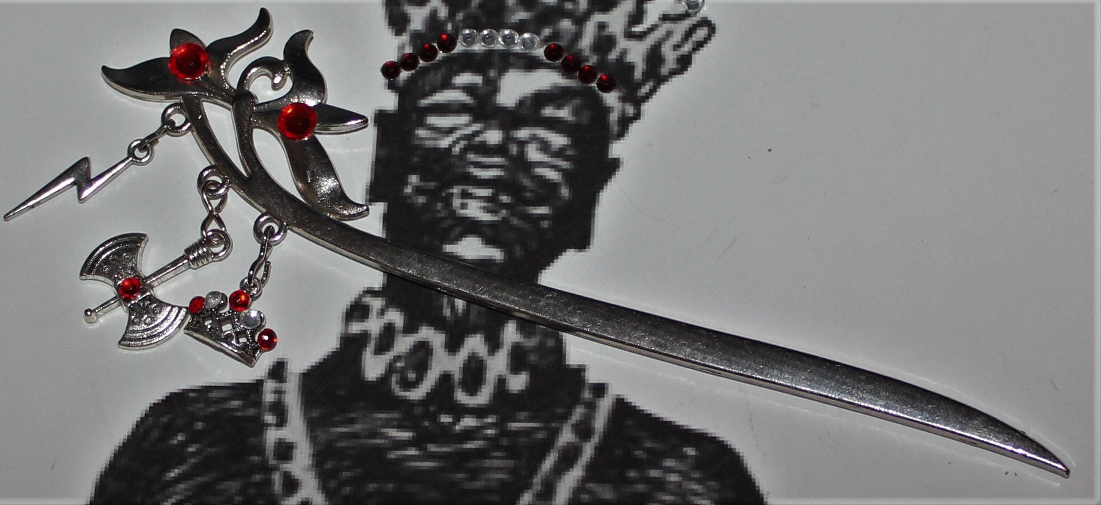 Chango Shango Orisha cabello decorativo para el cabello | Etsy