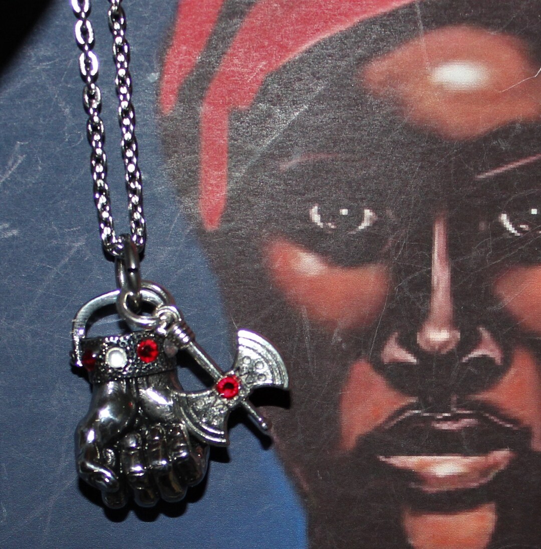 Chango Necklace, Sango Warrior Protection Amulet, Shango Stainless ...