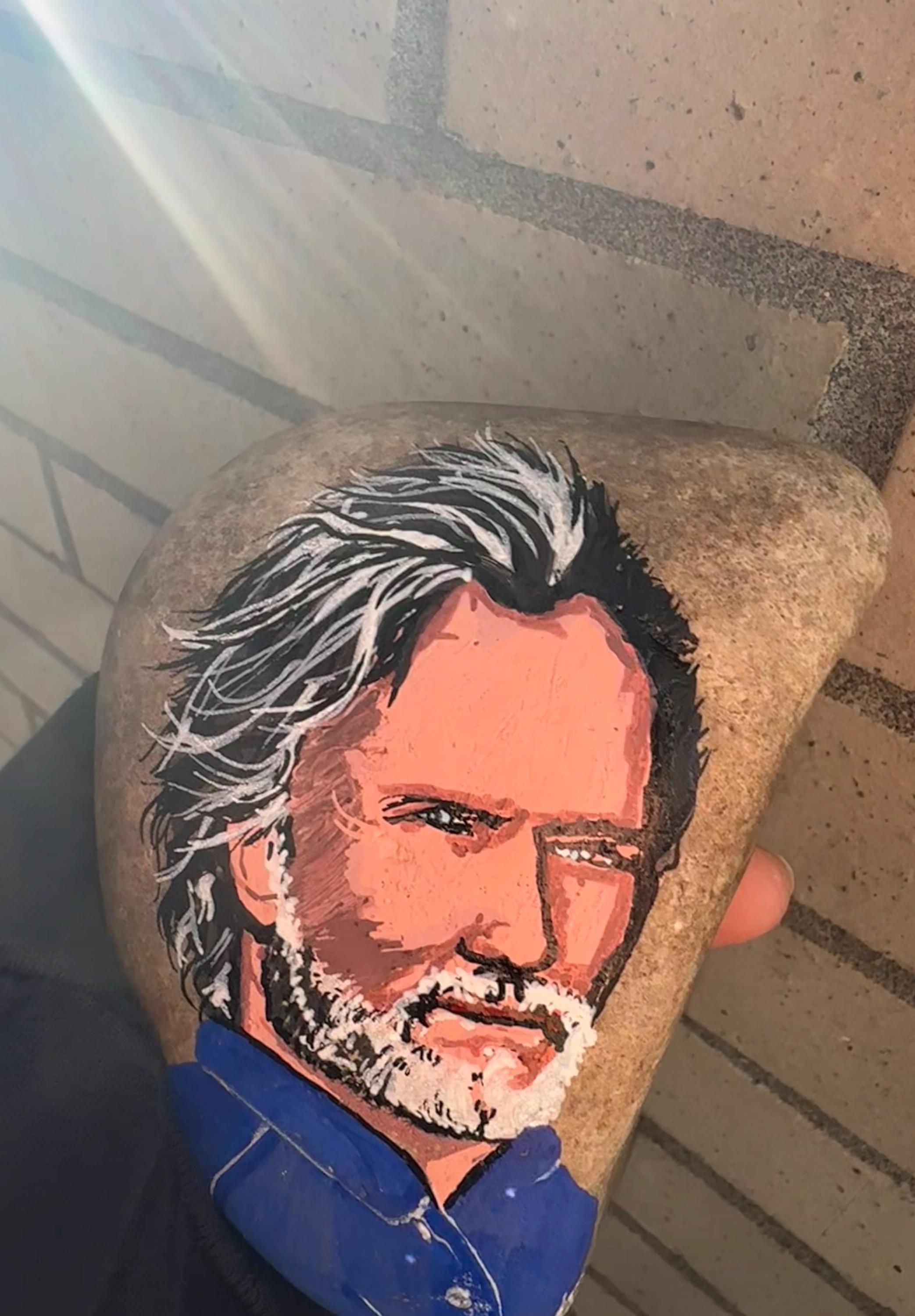 Kris Kristofferson Painted on a Stone! - Etsy