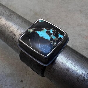 Handcrafted Reticulated Sterling Silver Ring With Natural Ribbon ...