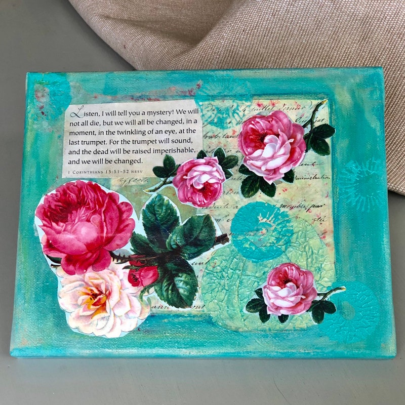 Mixed Media Canvas - Etsy
