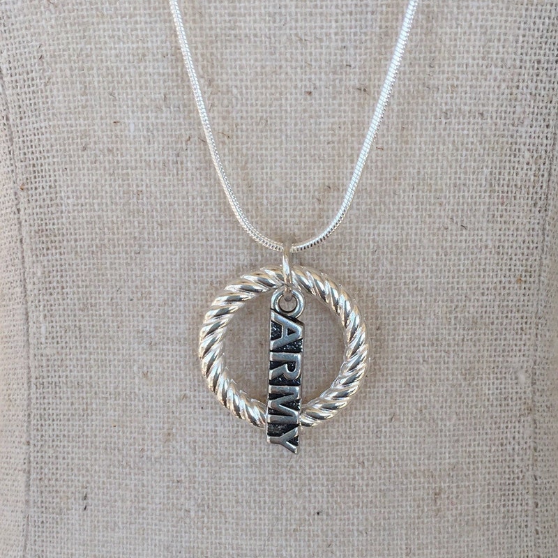 Army Wife Necklace - Etsy
