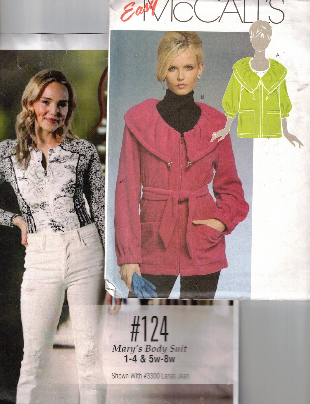 Peggy Sagers Fit 2 Stitch Silhouette Pattern 124/mary's Bodysuit/all ...