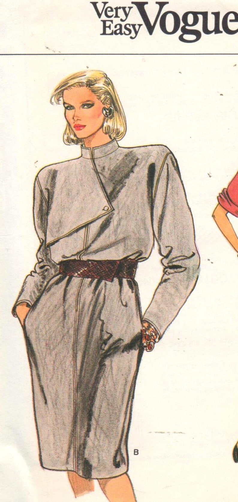 LOT of 3UC Very Easy Vogue Patterns: Vogue 9038/sz 6/straight Dress ...