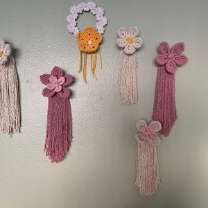 Macrame Flowers - Etsy