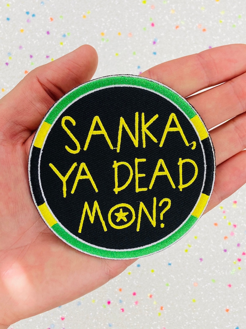 3.6 Cool Runnings Sanka Ya Dead Mon Iron On Patch | Etsy