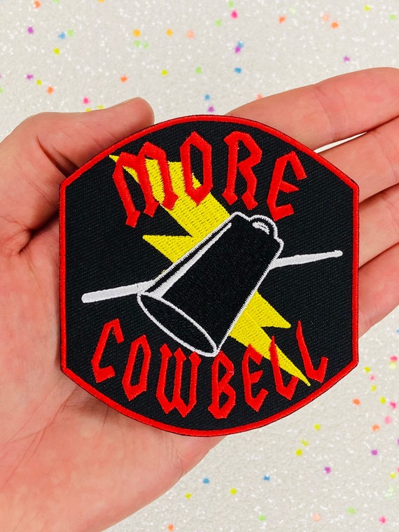 3.5 More Cowbell Rock and Roll Iron on Patch - Etsy