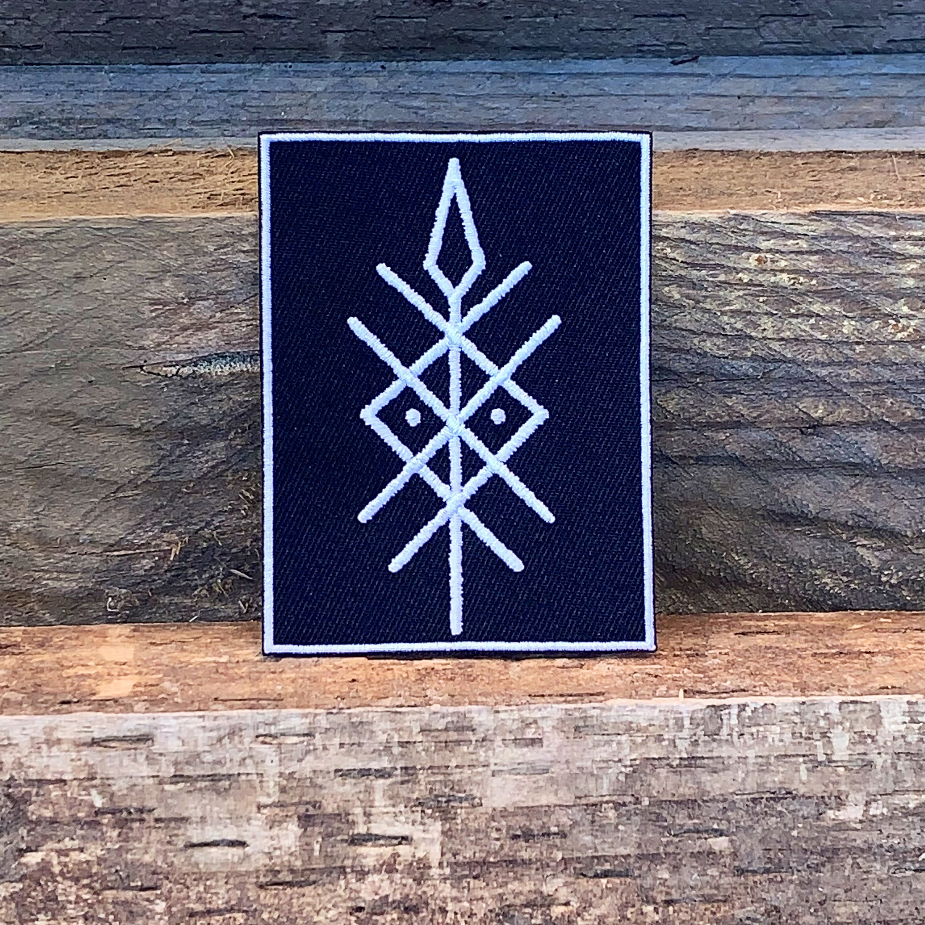 3.5 Viking Gungnir Spear Runewolf Iron on Patch - Etsy