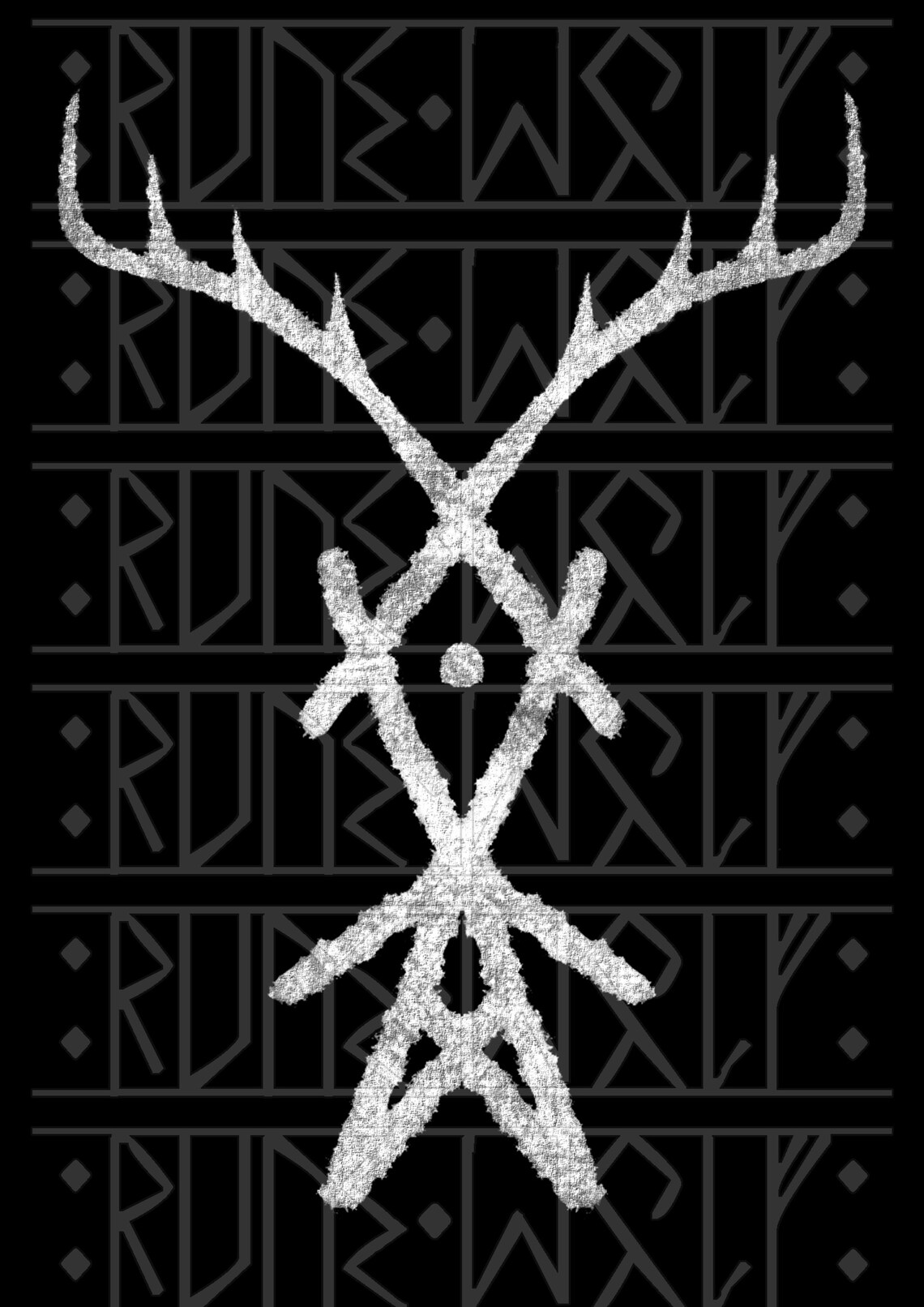 Norse Shaman Spirit Symbol Digital Print | Etsy