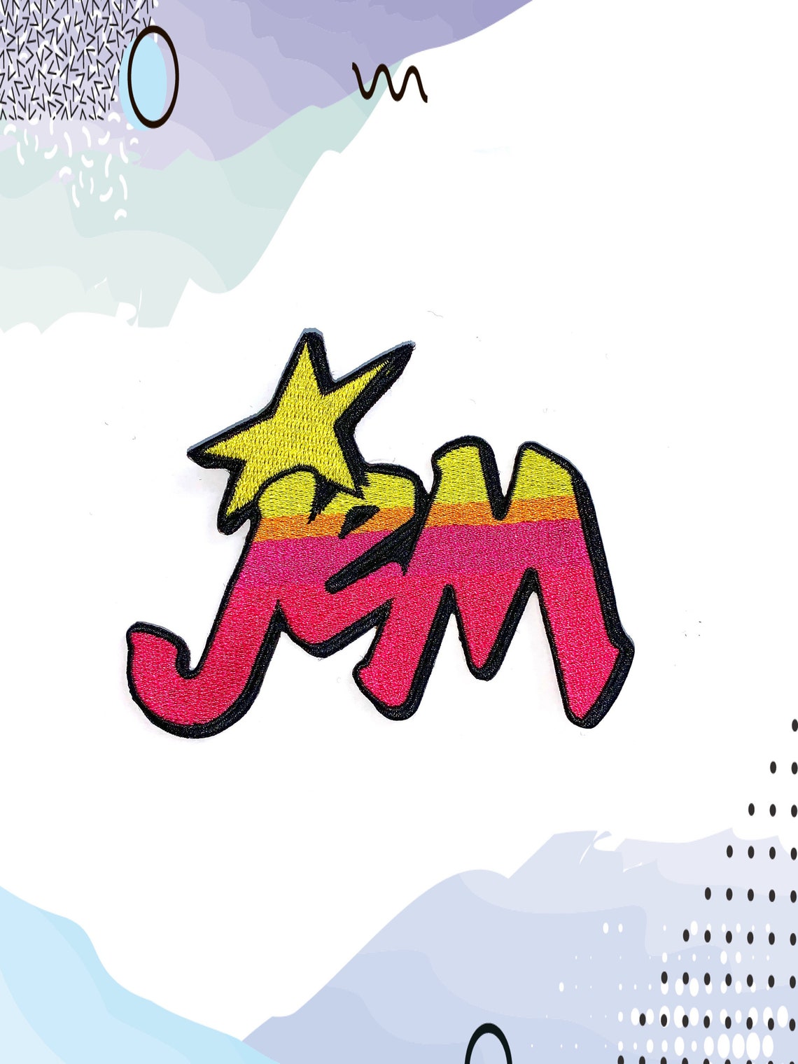 3.8 Truly Outrageous Jem and the Holograms Logo Iron on - Etsy Canada