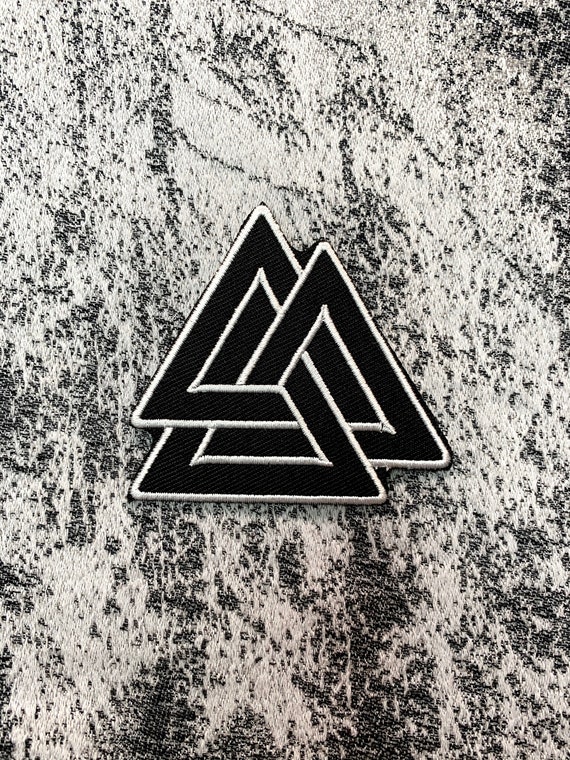 2.7 Valknut Viking Symbol Iron On Patch | Etsy