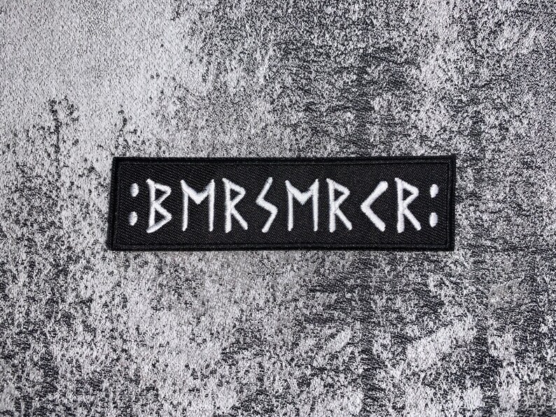 4 Viking Berserker Warrior Futhark Runes Iron on Patch | Etsy