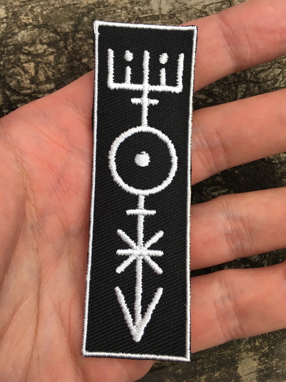 3.5" Viking Death Stave Runes Iron on Patch - Etsy