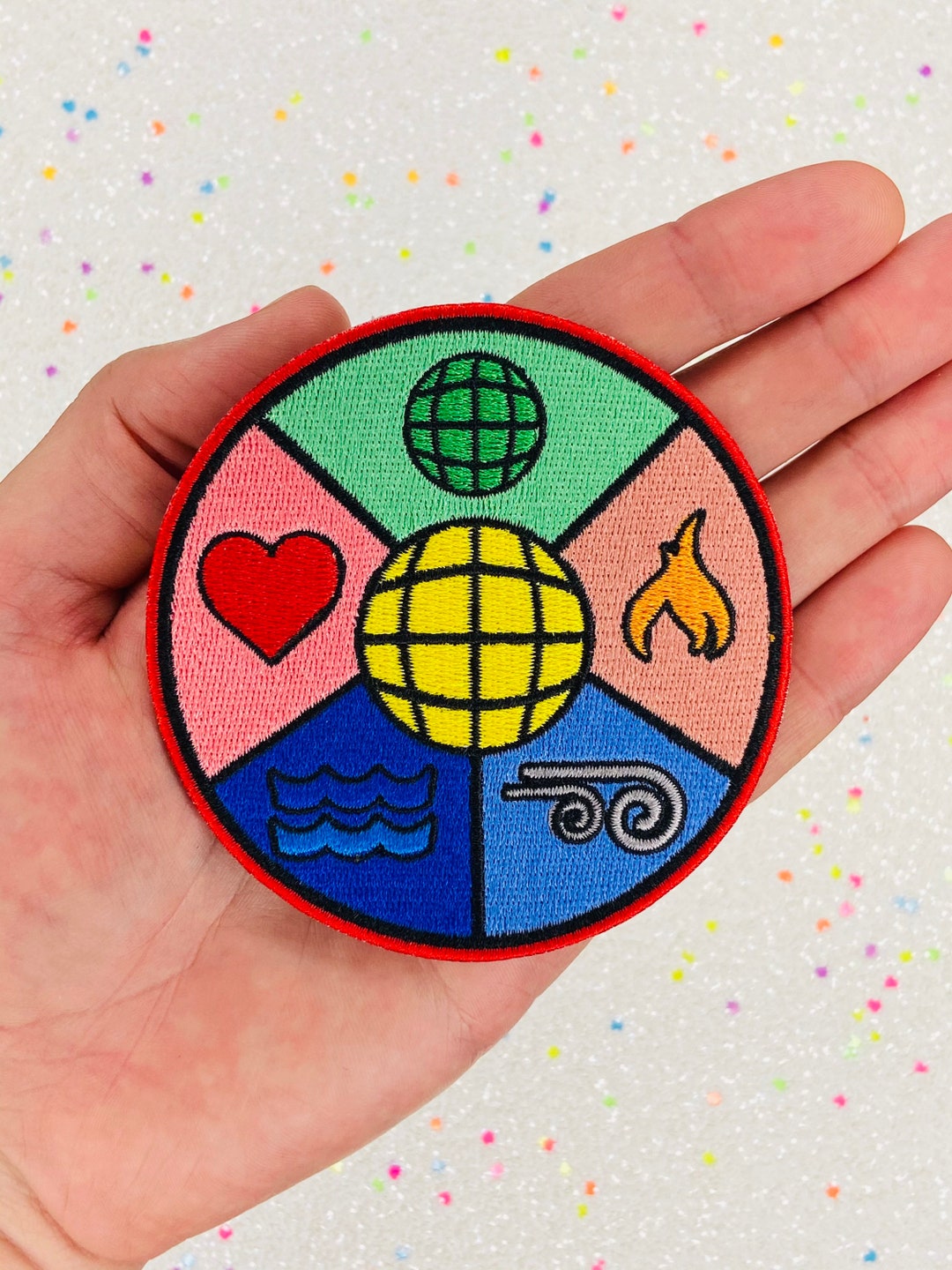 Planeteers Elements Embroidered Patch: Retro Nostalgic Gift (3.4") - Etsy