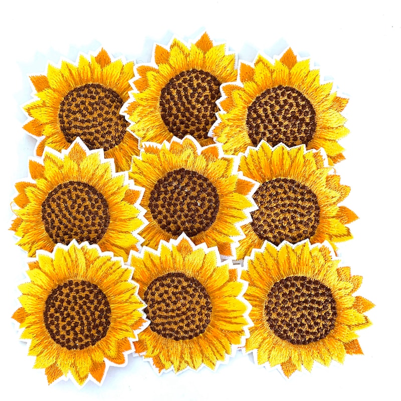 Sunflower Iron On - Etsy
