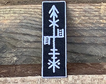 3.5 Viking Death Stave Runes Iron on Patch - Etsy