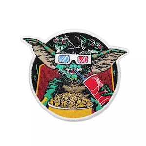 Gremlin Popcorn Movie Scene Iron on Patch: Spooky Nostalgic Gift - Etsy