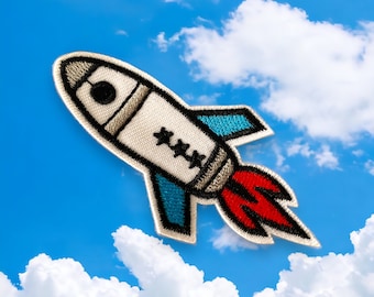 Colorful Girls Space UFOLOGY Alien Embroidery Patch Costume Flair Spaceship Rocket Clothing Iron ...