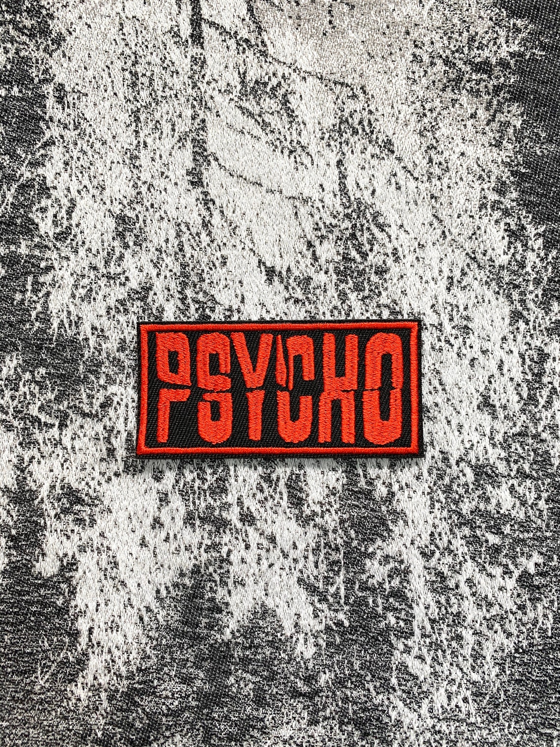 3 Psycho Horror Iron on Patch Diy Embroidered Patch - Etsy