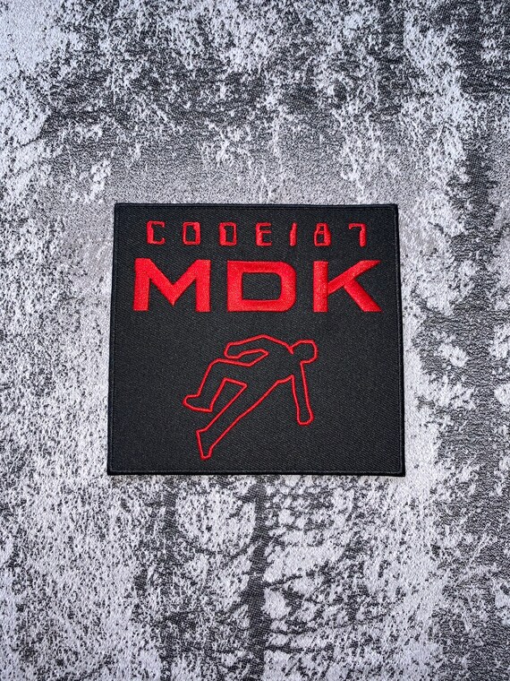 4.6 Demolition Man Code 187 MDK Iron On Patch | Etsy