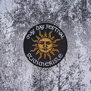 3.4 Cult Movie Sun May Day Festival Summerisle Iron on Patch Diy ...