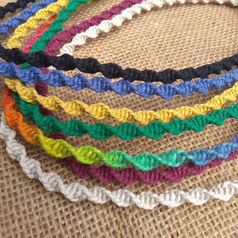 Hemp Choker Necklace - Etsy