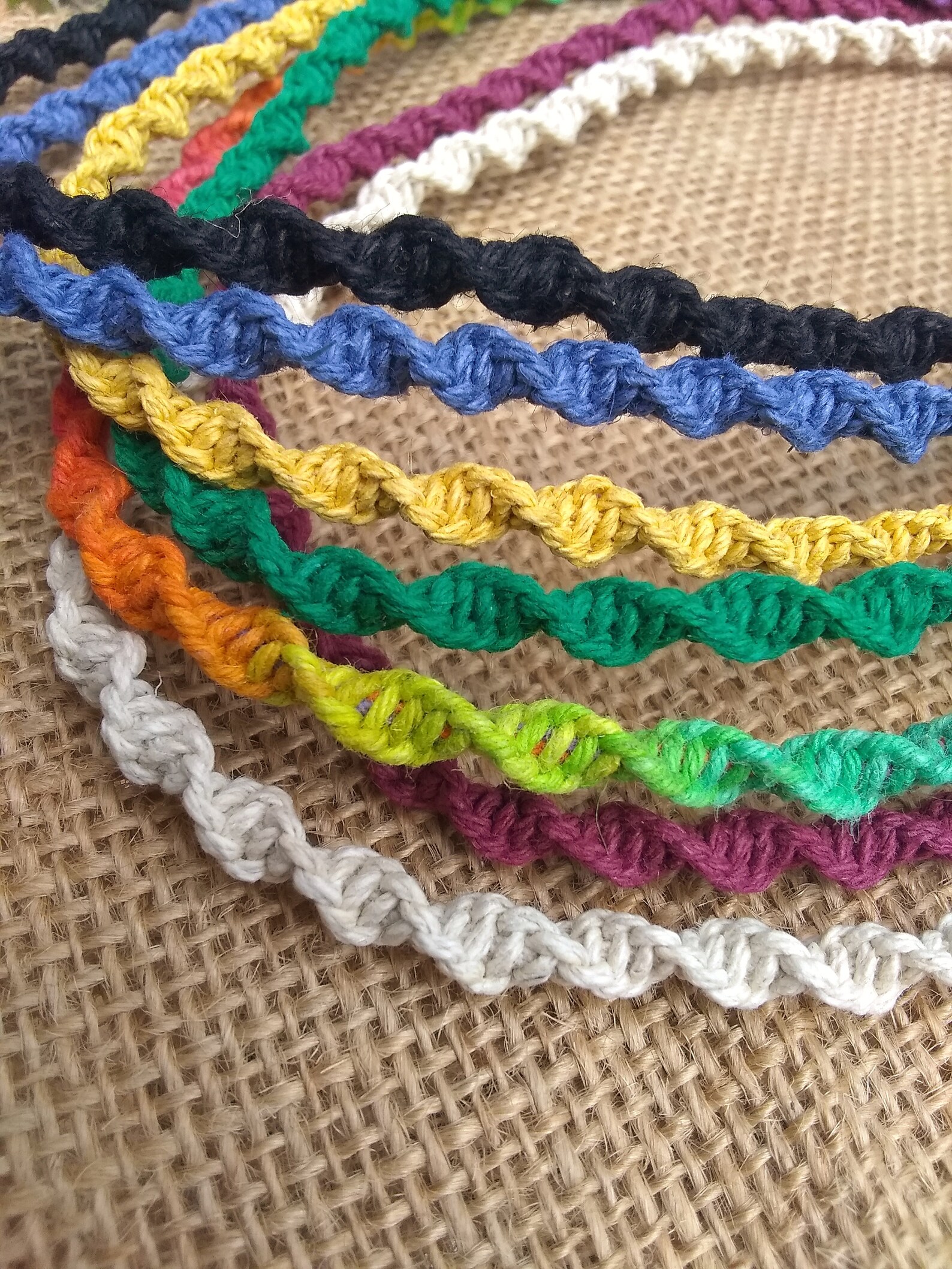 Hemp Choker Spiral Surfer Choker Beach Hemp Necklace Unisex - Etsy