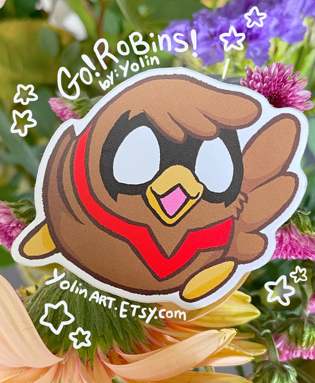 Superhero Robins Matte Small Vinyl Sticker | Nightwing Batfamily Bird ...