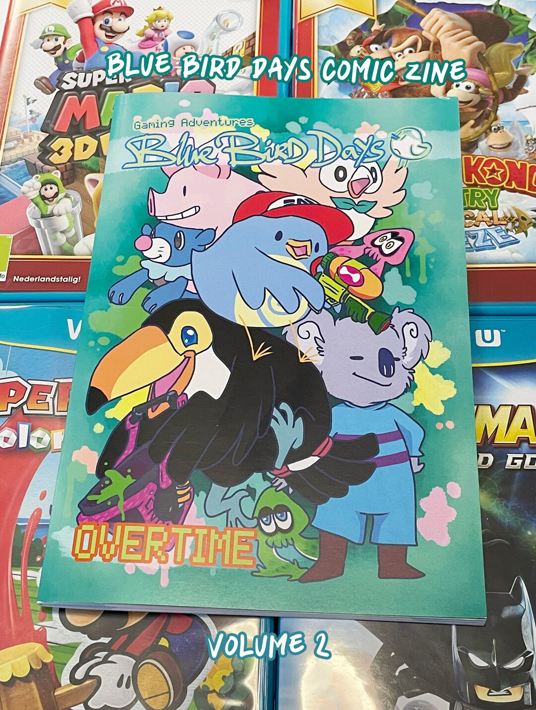 Blue Bird Days Comic Zine: Gaming Adventures Full Color Comics Splatoon ...